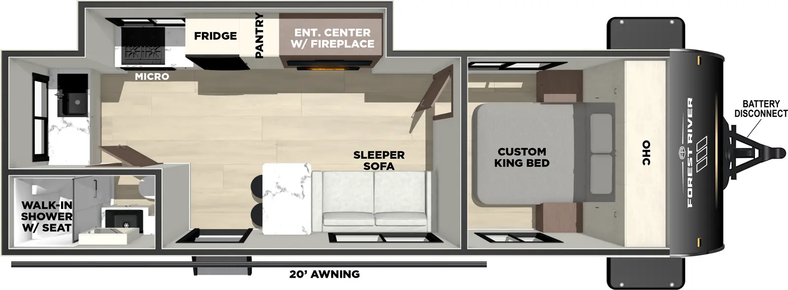 Vibe Floorplans - Forest River RV
